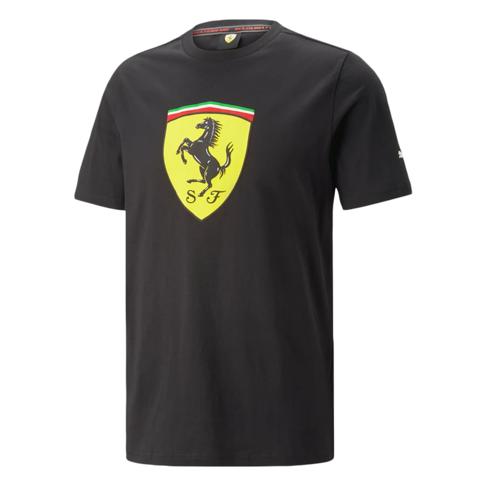 Camiseta Puma Scuderia Ferrari Big Shield Masculina - A Esportiva